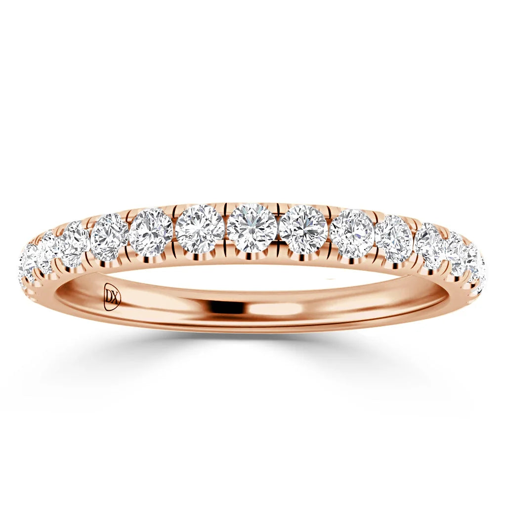 Chanelle - 18ct Rose Gold Wedding Ring | DX Diamonds